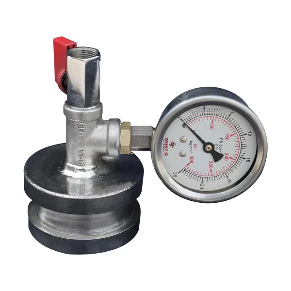 Test Blank Cap With Pressure Gauge – Winco